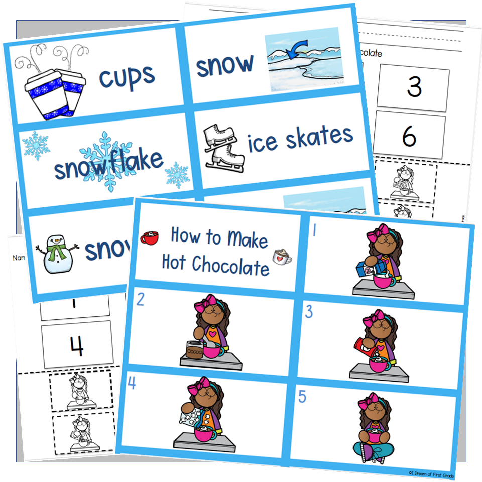Hot Cocoa and Ice Skating Rink Dramatic Play