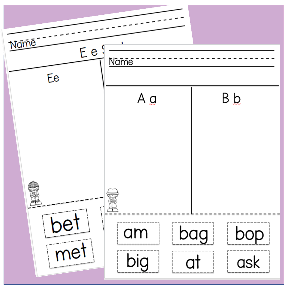 Word Sorts for Kindergarten- Beginning, Medial and Ending Sounds - I ...
