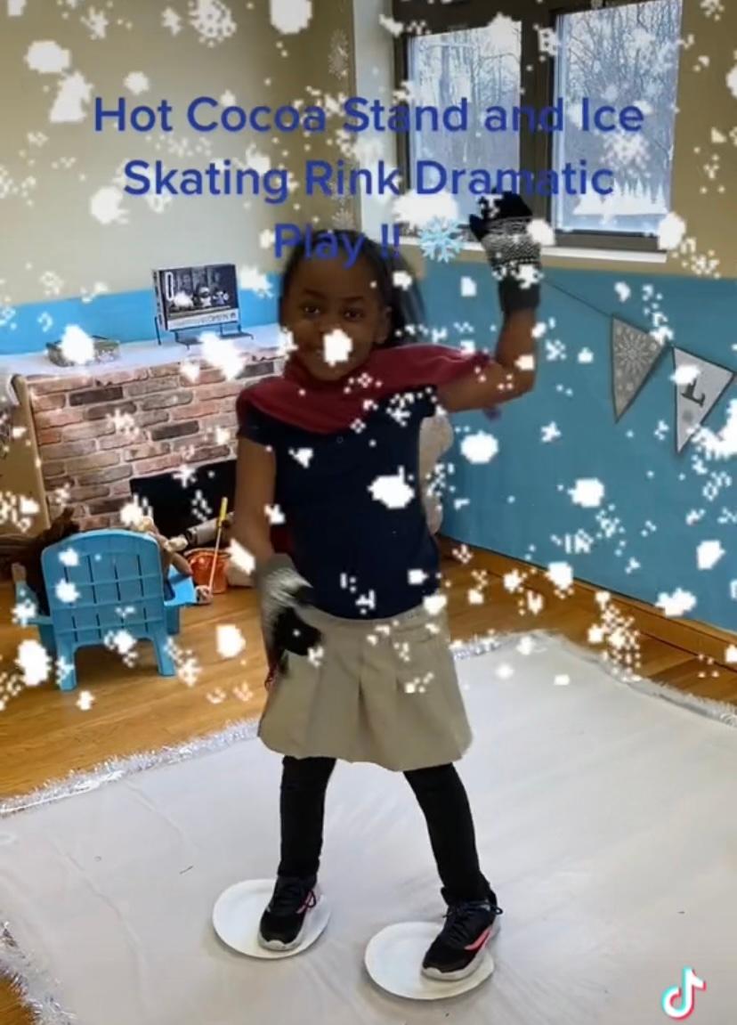Hot Cocoa and Ice Skating Rink Dramatic Play