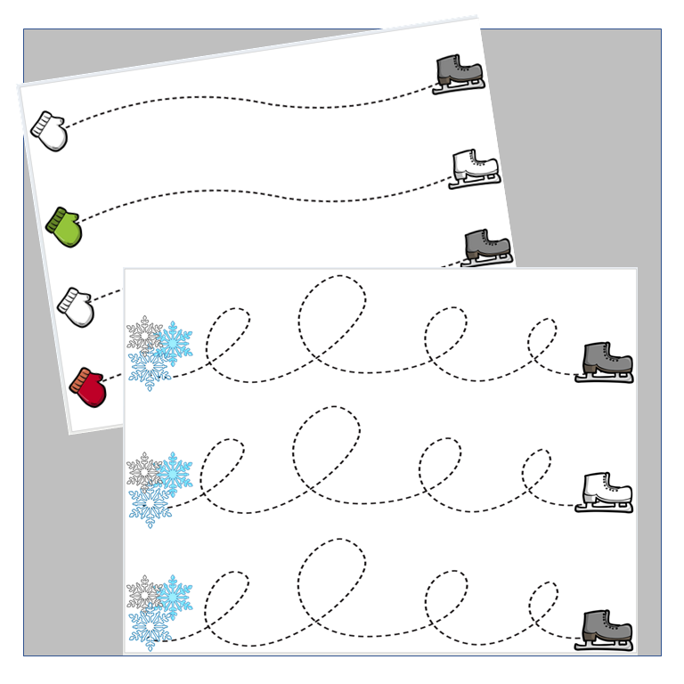 Winter-Fine-Motor-Cutting-Tracing-Activities-Printable