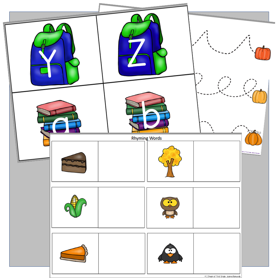 Fall Centers Activities and Printables for Preschool Pre-K
