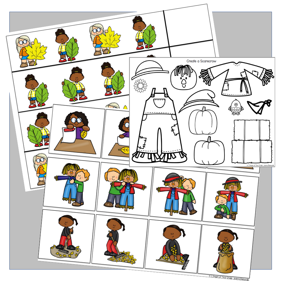Fall Centers Activities and Printables for Preschool Pre-K