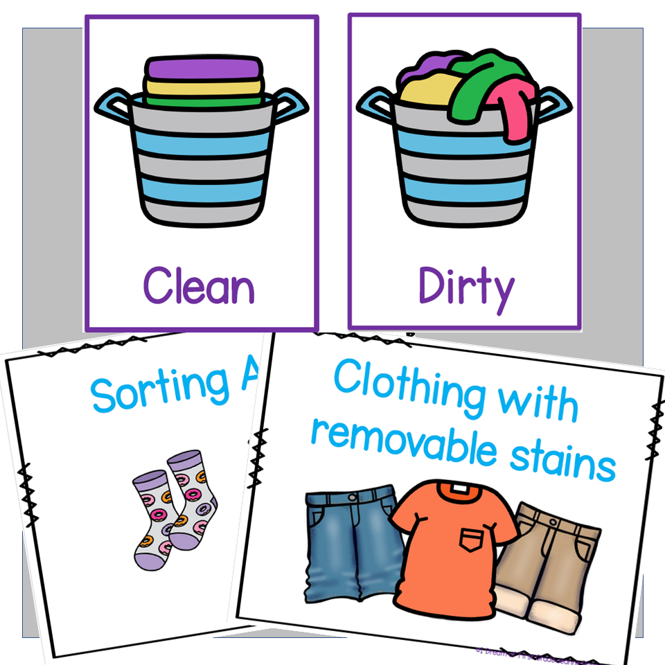 Laundromat Dramatic Play for Preschool